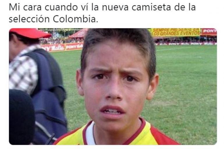 Los mejores 'memes' de la camiseta de Colombia