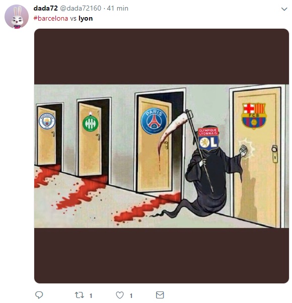 Los mejores 'memes' del Lyon-Barça